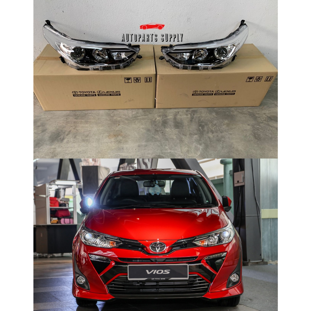 ORIGINAL TOYOTA VIOS YARIS 2019 - 2020 NSP151 HEAD LAMP RH LH | Shopee ...