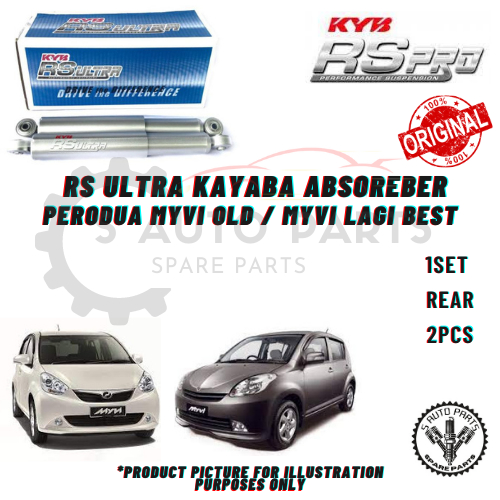 PERODUA MYVI OLD / MYVI LAGI BEST (REAR) KAYABA (KYB) RS-ULTRA HEAVY DUTY & HIGH-PERFORMANCE ...