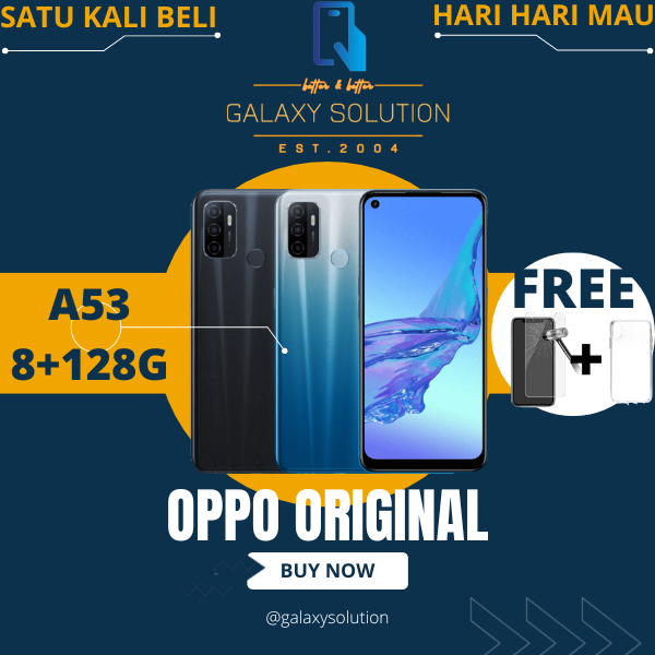 Oppo A53 - (8GB RAM + 128GB ROM) 6.5" 4G LTE / Oppo A73 5G FULL SET | Shopee Malaysia