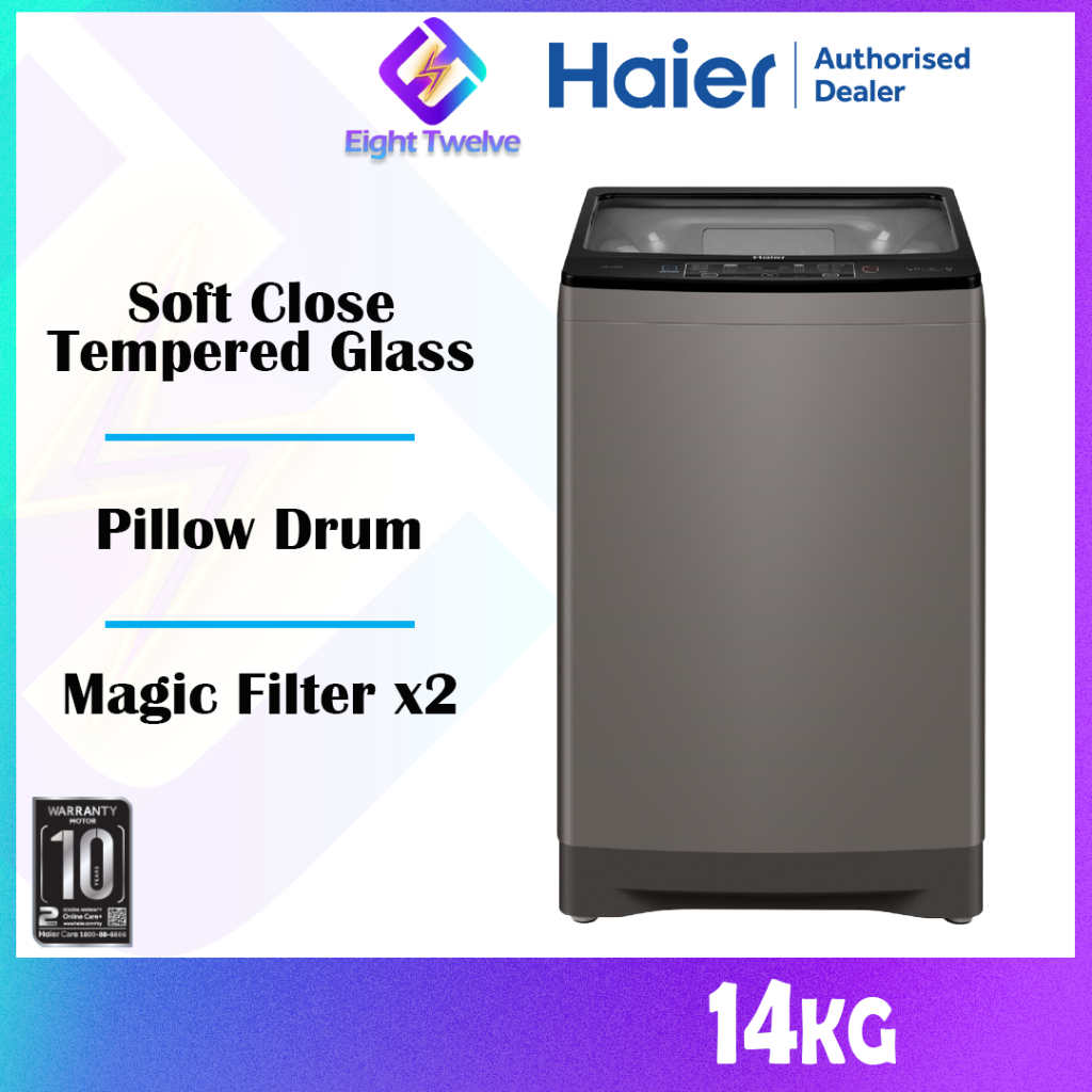 HAIER 14kg Top Load Washing Machine | Fully Auto | Rear Control ...