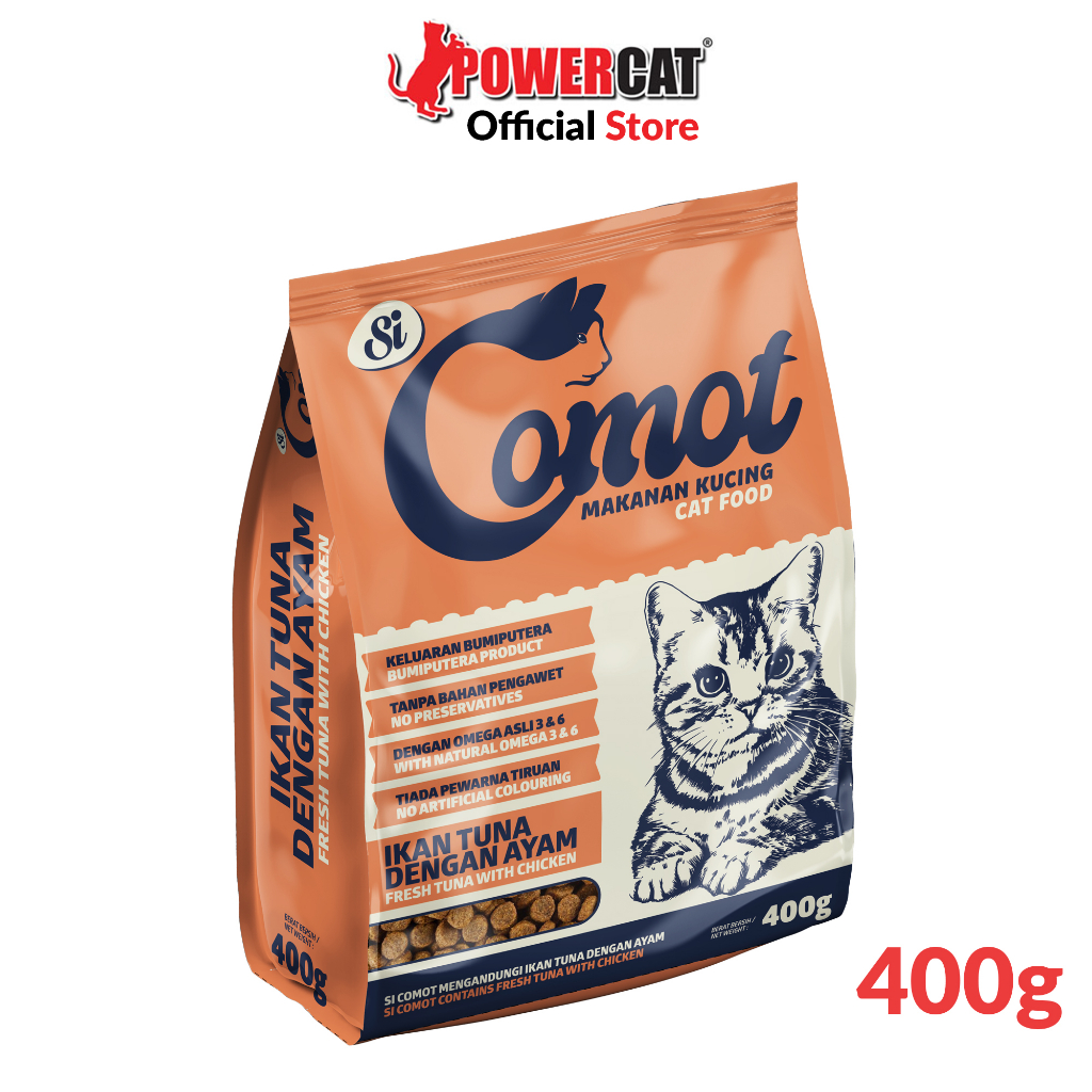 Powercat Si Comot Dry Food (400g) | Shopee Malaysia