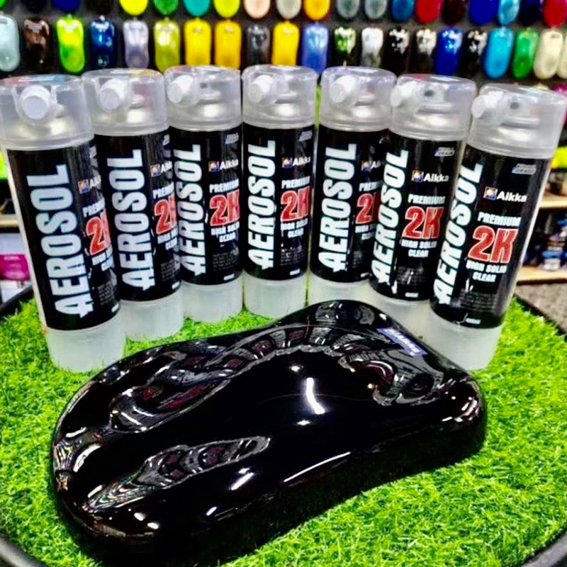AIKKA Premium High Solid 2K Clear Aerosol Spray Tin 2K01A Top Coat ...