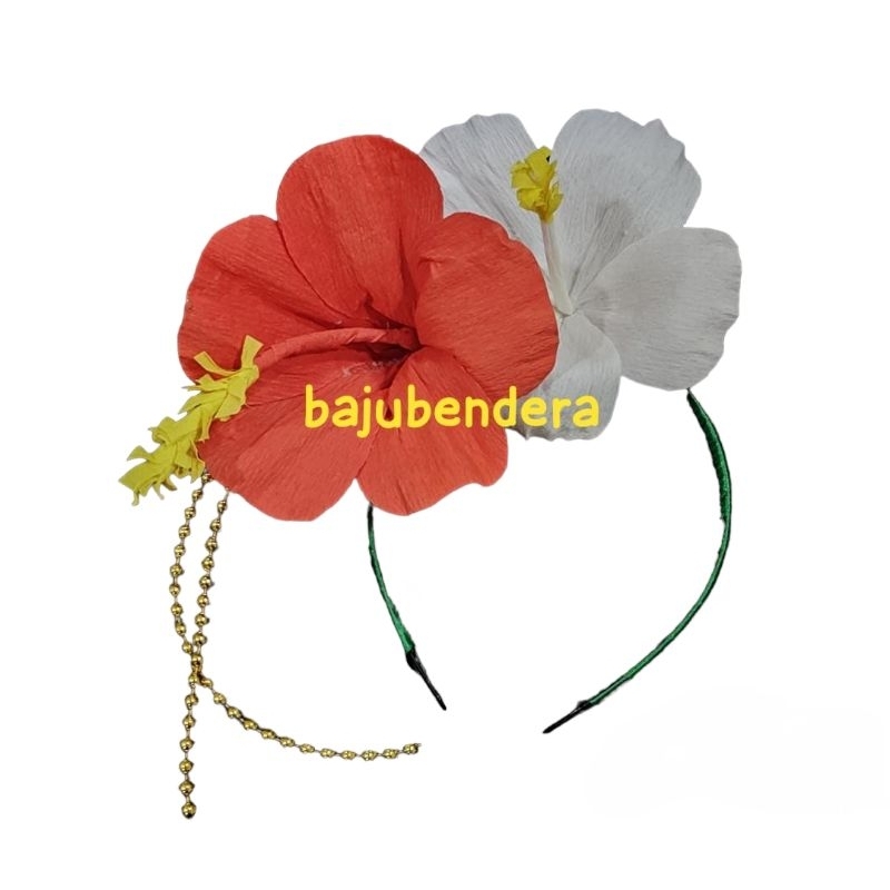 SANGGUL LINTANG BUNGA RAYA HEADBAND MERDEKA / COSPLAY/ TARIAN ...