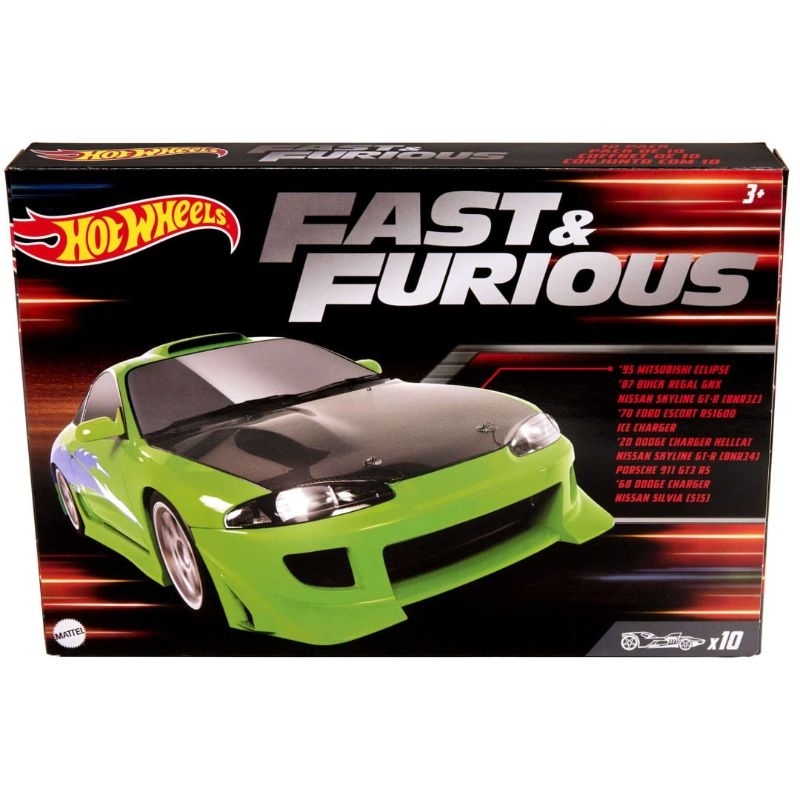 Hot Wheels Fast & Furious FnF F&F 10 Cars Pack **Loose** Nissan Skyline ...
