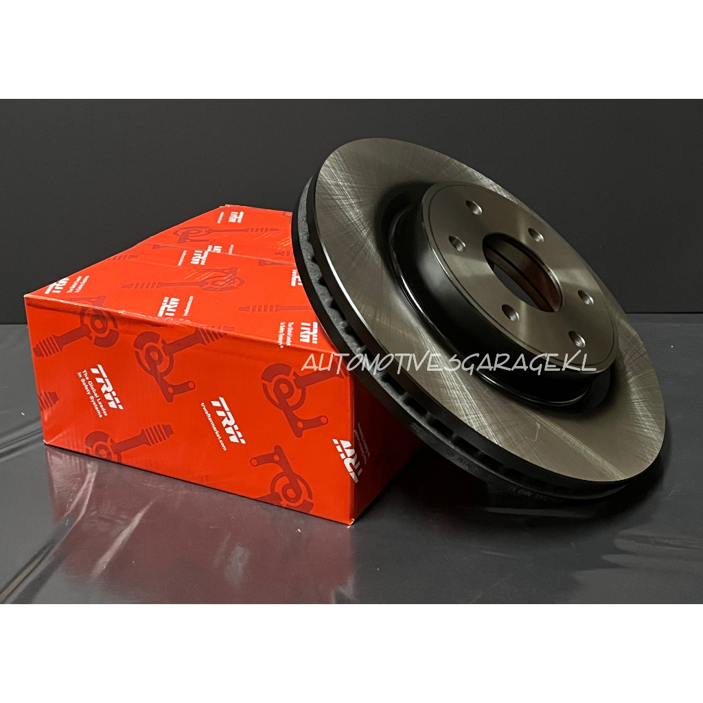 TRW - FRONT BRAKE DISC - DF7458 - NISSAN NAVARA D40 / NAVARA D23T NP300 ...