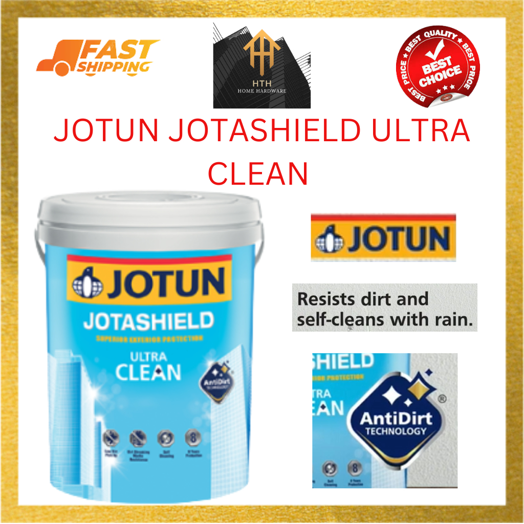 1L JOTUN JOTASHIELD ULTRA CLEAN AntiDirt Technology FOR EXTERIOR WALL ...