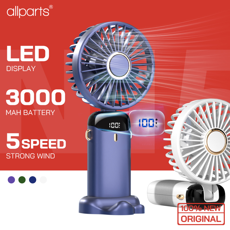 Portable Hand Kipas Table Mini Clip Fan USB Charge Battery Desk Cooling ...