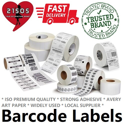 [ALL AP] Blank Barcode Labels Sticker Avery Fassion AP Art Paper Common ...