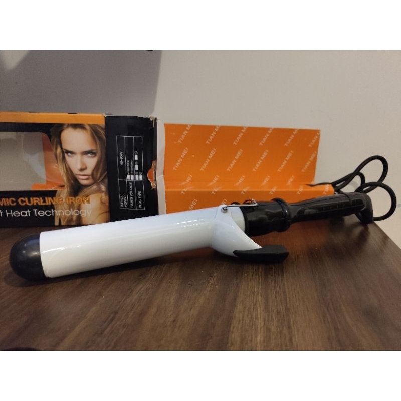 Tian Mei Professional Ceramic Curling Iron | Shopee Malaysia