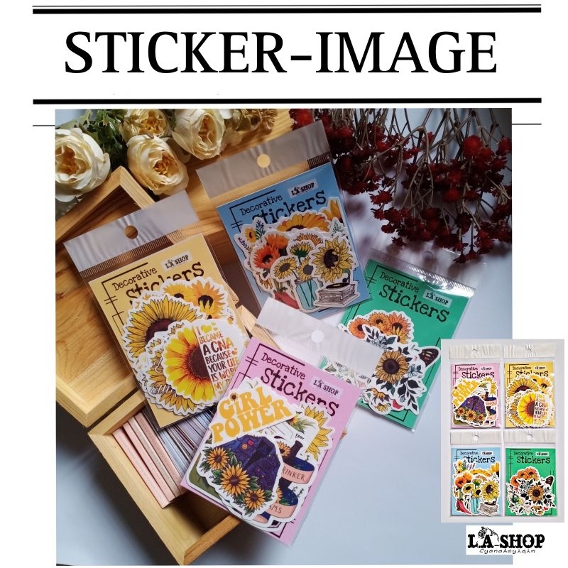 Decorative Stickers Image sticker paper Journal sticker -12pcs/pack ...
