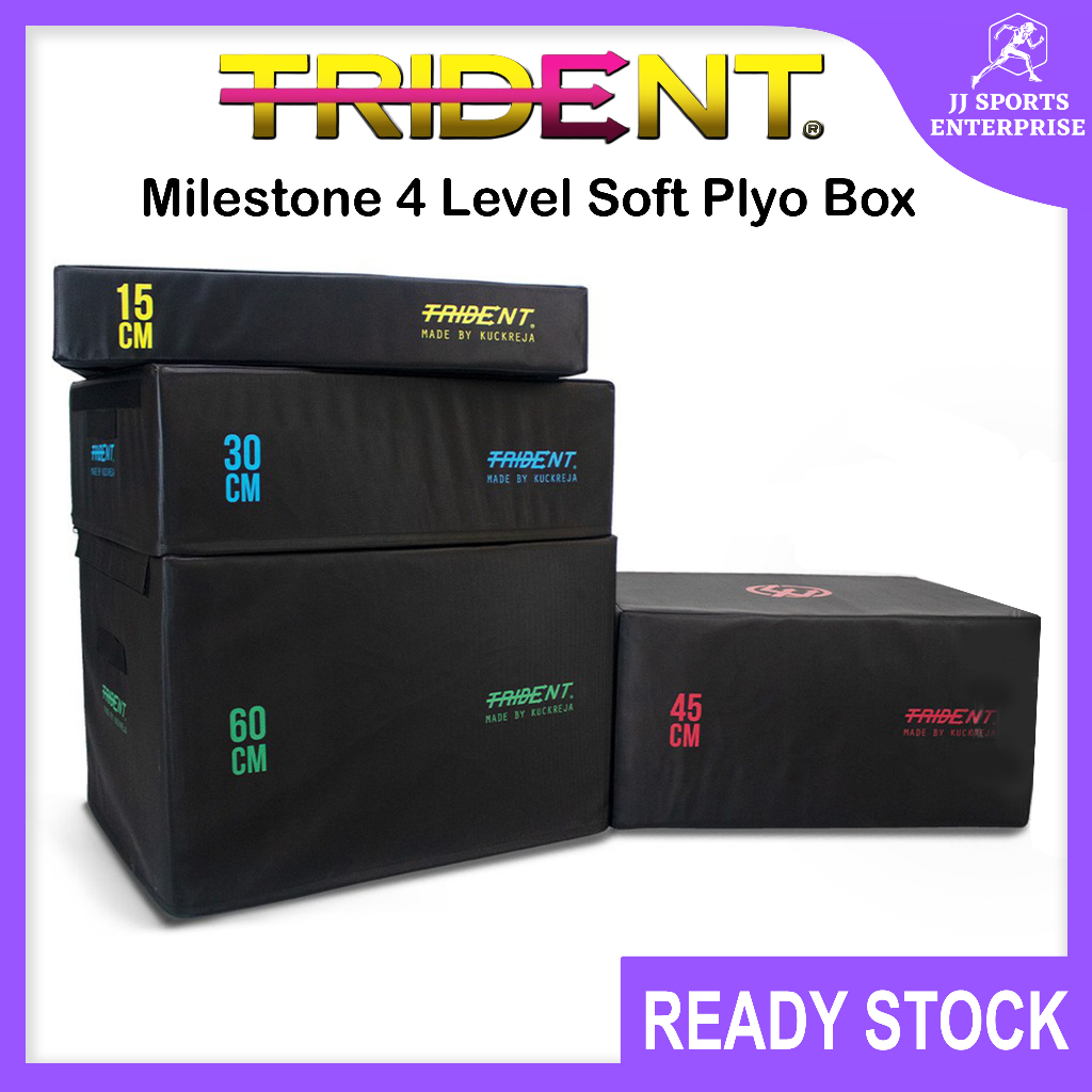 Trident Milestone 4 Level Soft Plyo Box | Shopee Malaysia