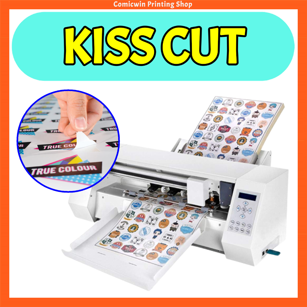 [Add-on] Half Cut Sticker Services (Kiss Cut) Sticker Cutting Shape ...