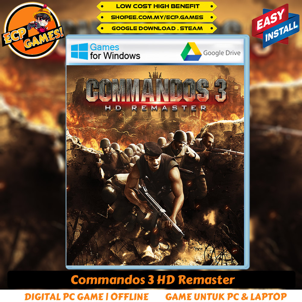Commandos 3 HD Remaster / PC / Game / Offline / Digital Download / Dlc ...
