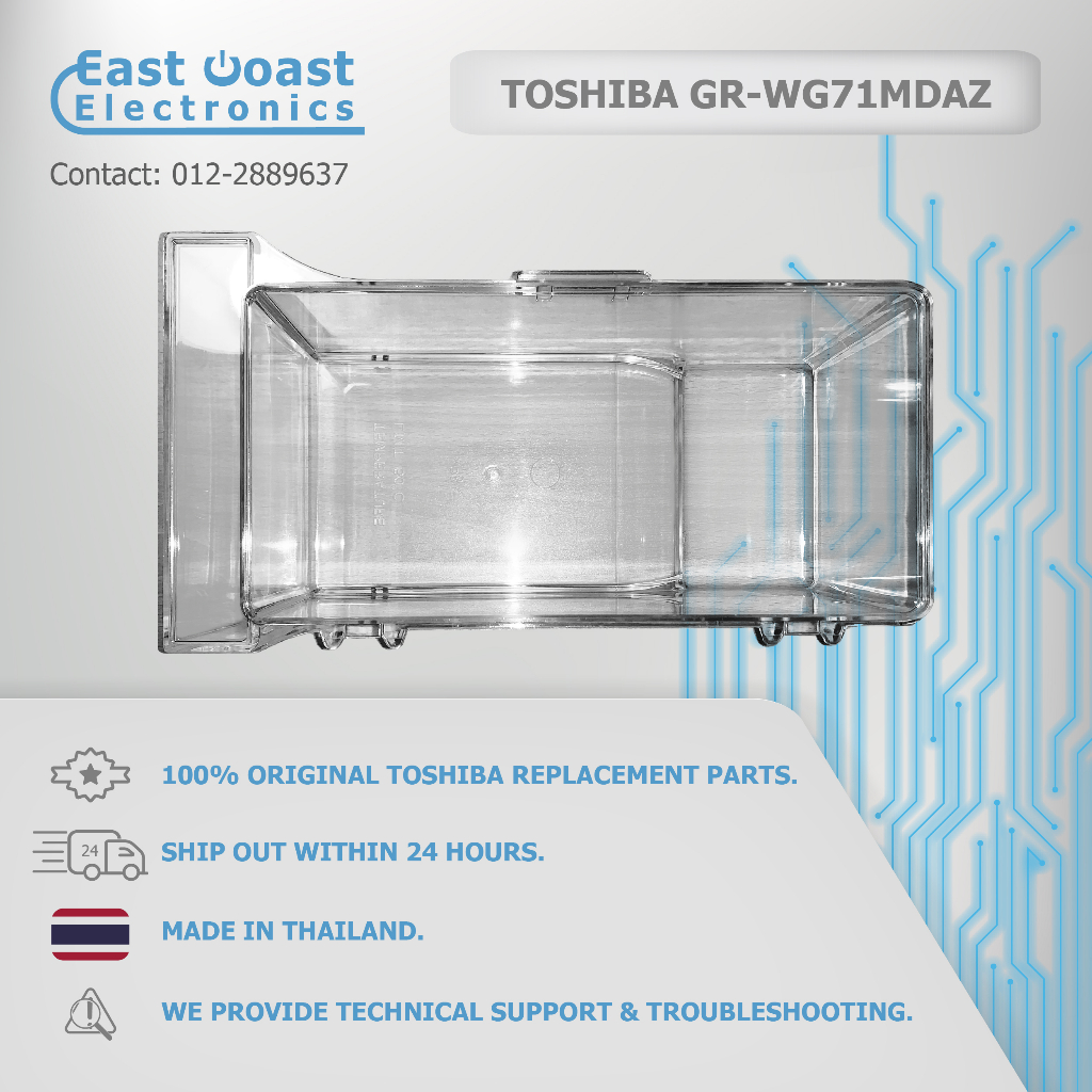 (ORIGINAL) TOSHIBA GR-WG71MDAZ Auto Ice Maker Water Tank | Shopee Malaysia