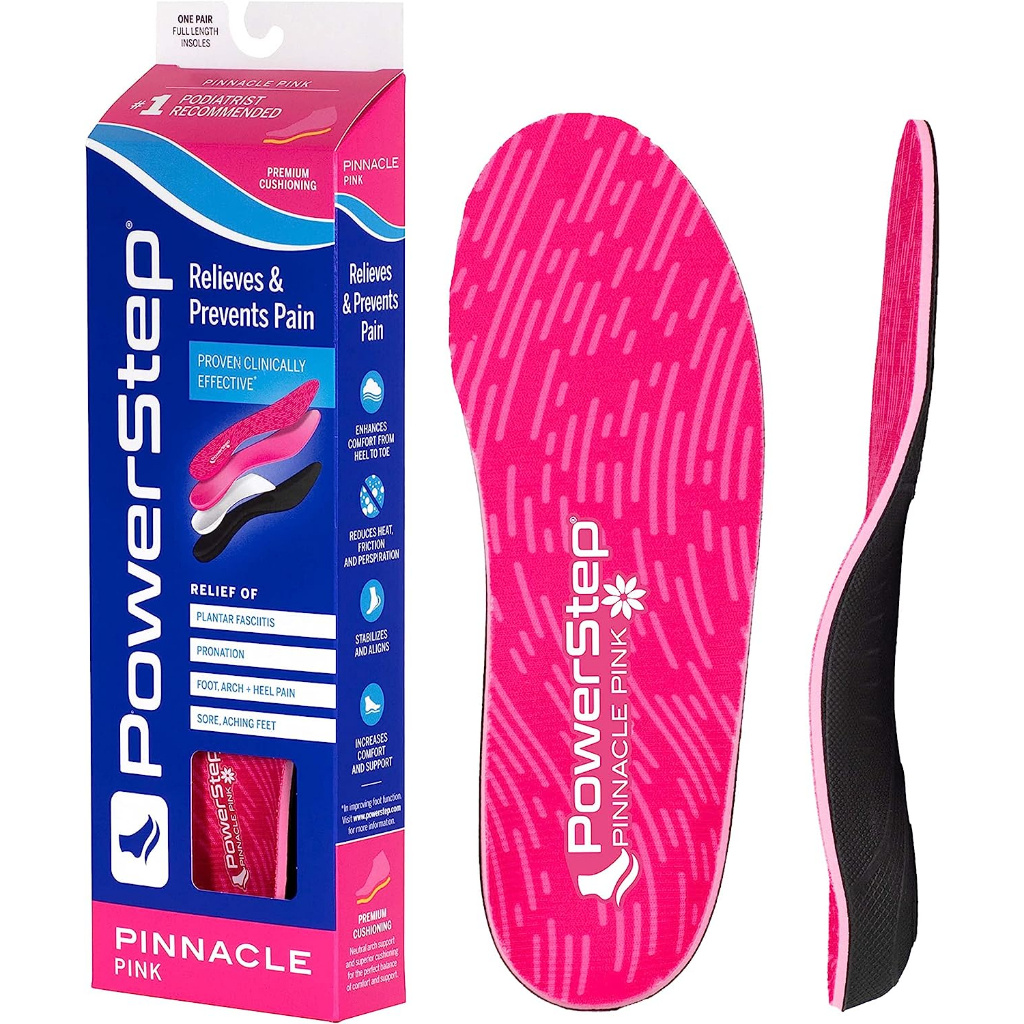 Powerstep Powerstep Pinnacle Pink Insoles | Shopee Malaysia