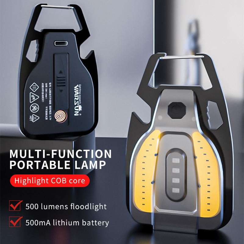 WARSUN G2 Rechargeable Multifunctional 1000 Lumens Magnet Keychain ...