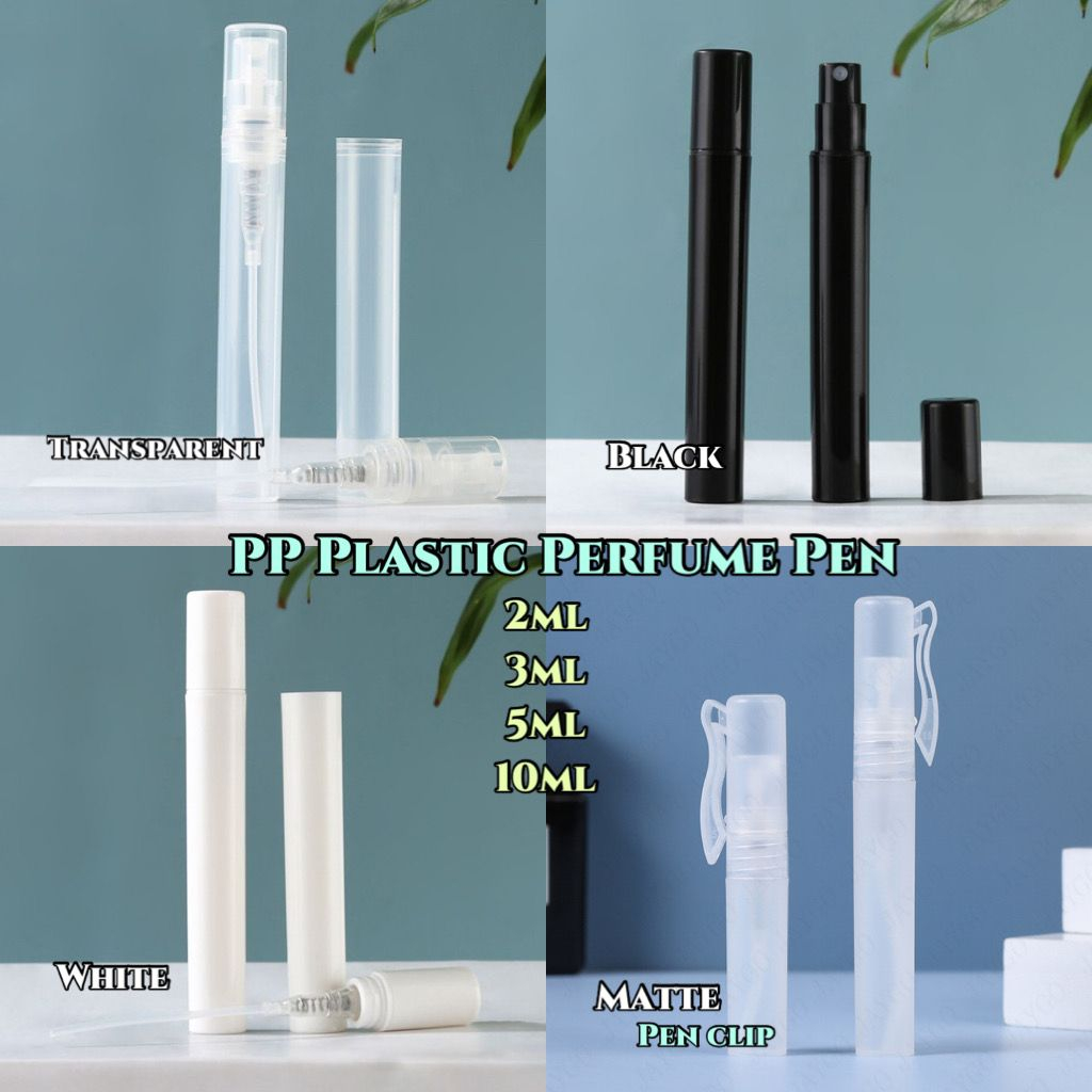 Botol kosong Minyak Wangi 2ml/3ml/4ml/5ml/10ml Portable travel refillable(PP)mini perfume pen ...