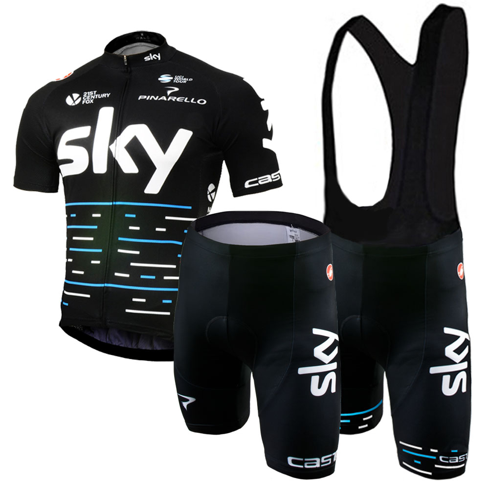 Ship From KL [ FREE RETURN ] Team Sky Cycling Jersey / Cycling Wear ...