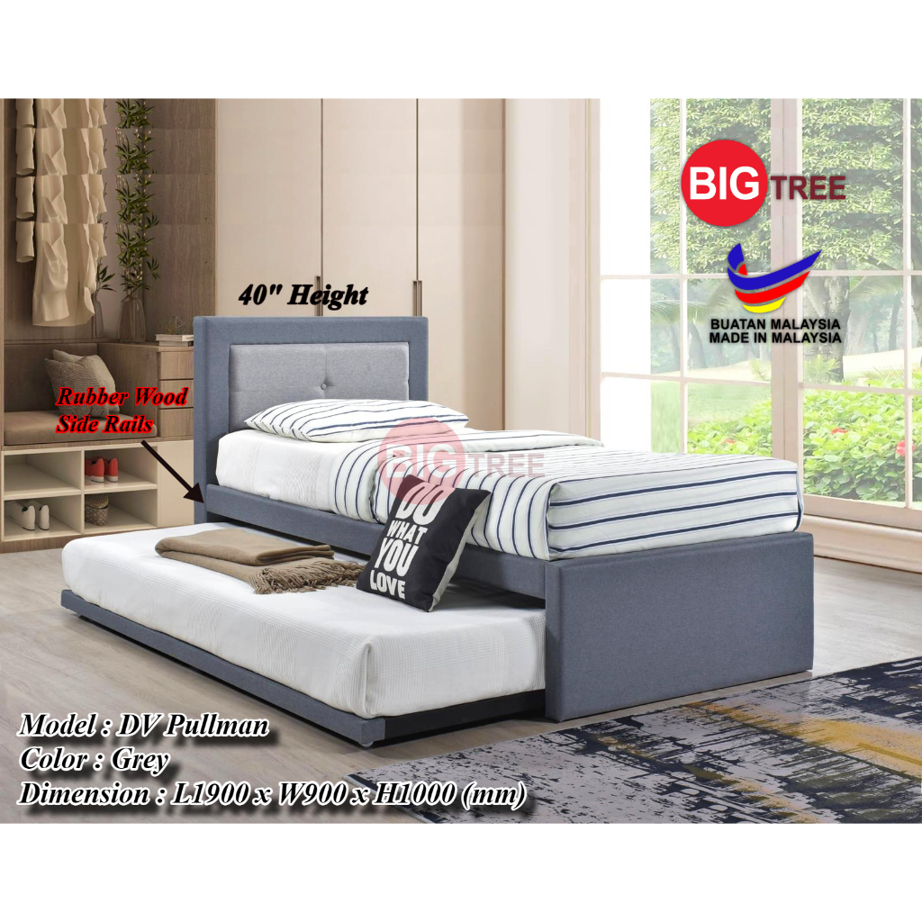 Big Tree Pullout Divan Single Bed Frame / Single Divan Bed Frame / Katil Divan Bujang Berlaci ...