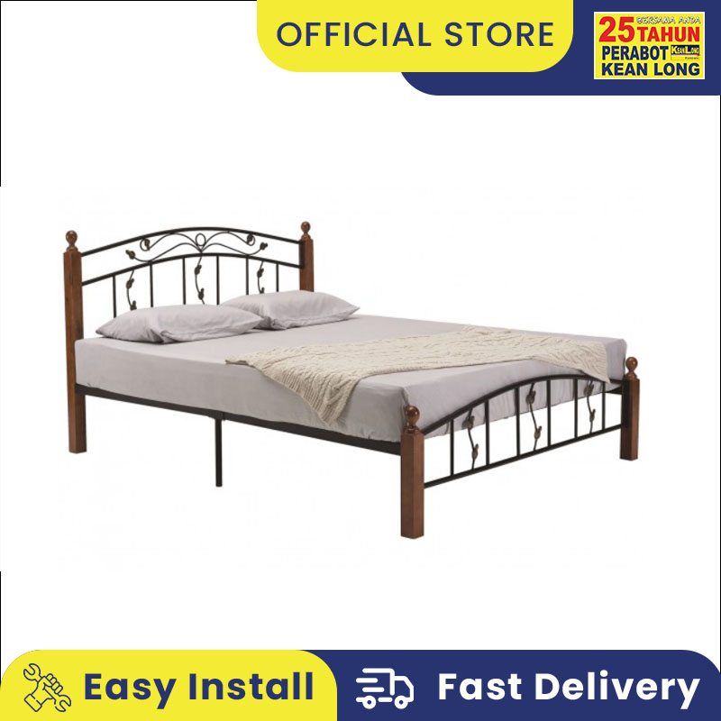 KLSB Katil Queen Besi/ Bingkai Katil / Metal Queen Bed / Bed Frame ...