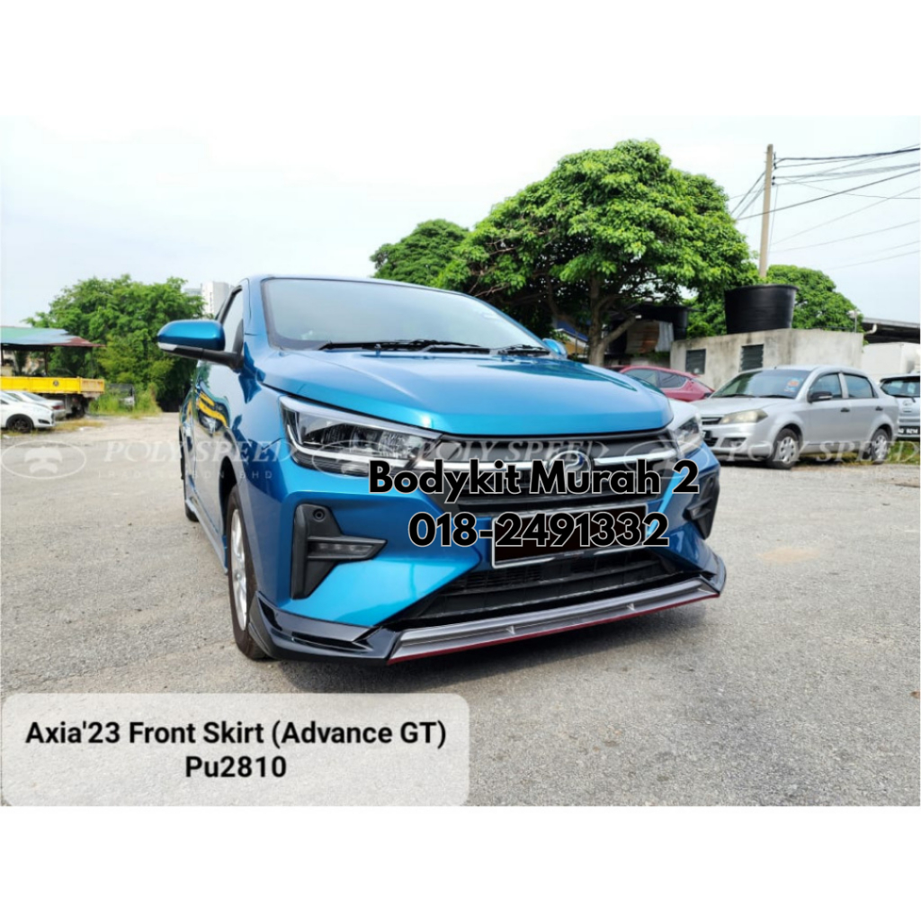 Perodua Axia 2023 Advanced GT Bodykit Siap Cat | Shopee Malaysia