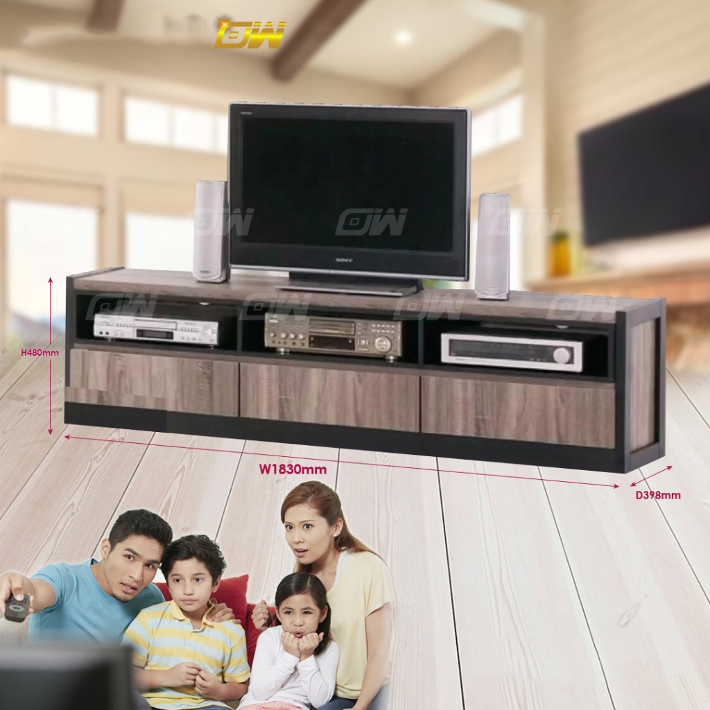 5 Feet TV Cabinet Wood / Hall Cabinet / Lounge Cabinet / Display ...
