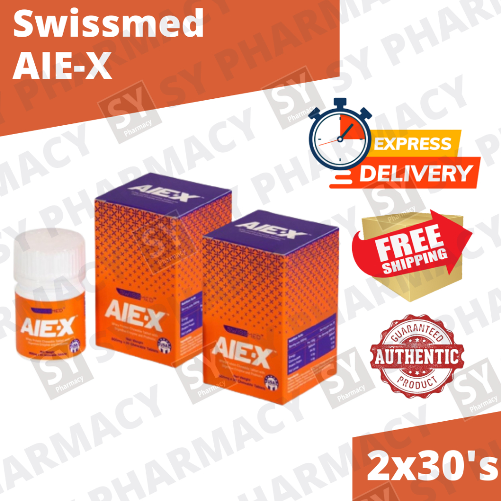 [ 𝗕𝗢𝗢𝗦𝗧 𝗜𝗠𝗠𝗨𝗡𝗜𝗧𝗬 ] Swissmed AIE-X 800mg 30's/2x30's (Exp: 04/2027) | Shopee Malaysia