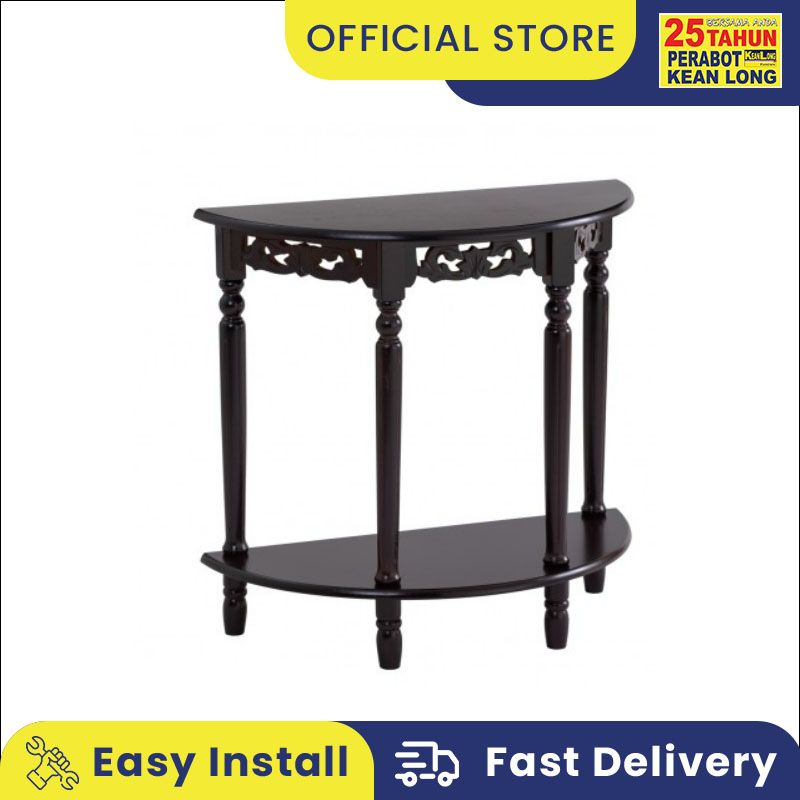 KLSB Console Table / Meja Tepi / Meja Tepi Dinding / Half Circle ...