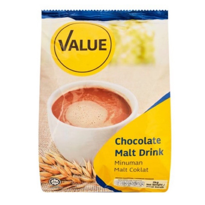 Everyday Value Chocolate Choco Malt Drink with Cocoa Powder 2kg ...