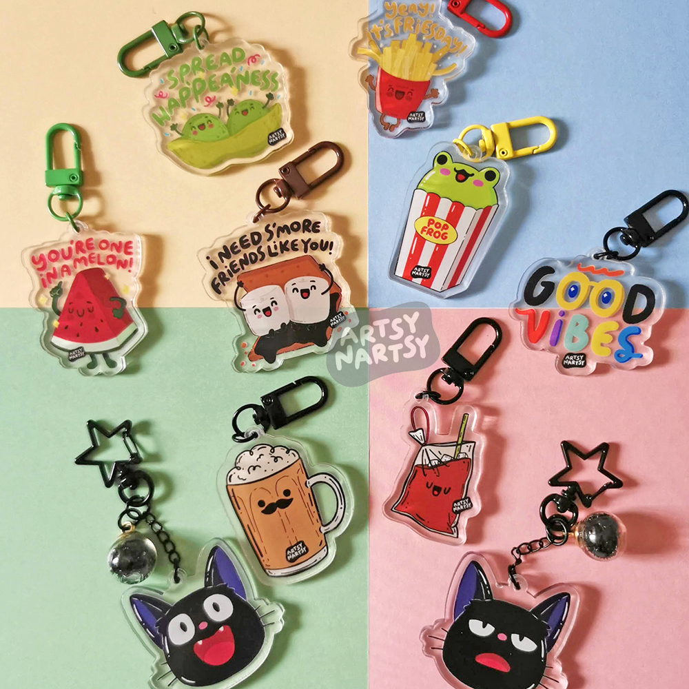 Acrylic Keychains - Batch 01 | Shopee Malaysia