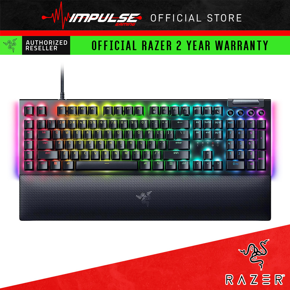 Razer BlackWidow V4 Mechanical Gaming Keyboard with Razer Chroma RGB ...