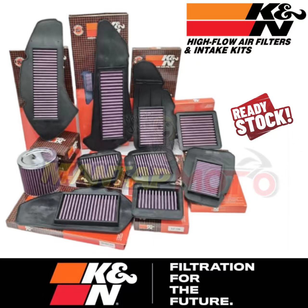 AIR FILTER K&N RACING YAMAHA Y15 Y16 R25 MT25 R15 MT15 LC135 XMAX RS150 ...