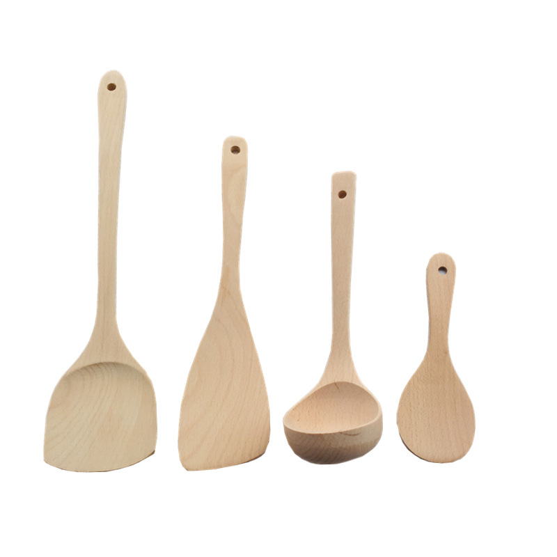 Sudip Kayu Japanese Style Wooden Pot Shovel Durable Non Stick Wood ...