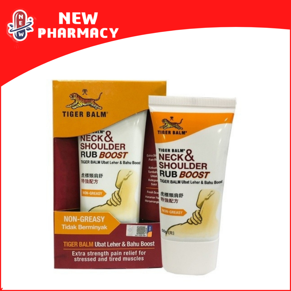 TIGER BALM NECK & SHOULDER RUB BOOST 50G | Shopee Malaysia