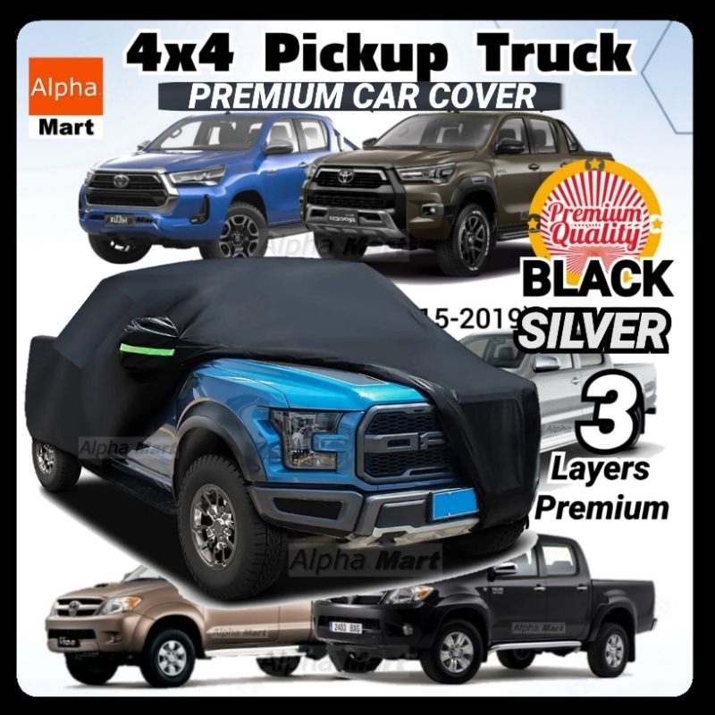 4x4 Pickup Truck Car Cover Premium 3 layers Thick Waterproof Outdoor ...
