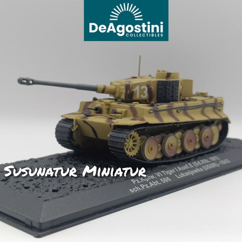 DeAgostini Combat Tanks #70 | Pz.Kpfw. VI Tiger | Ausf.E (Sd.Kfz. 181 ...