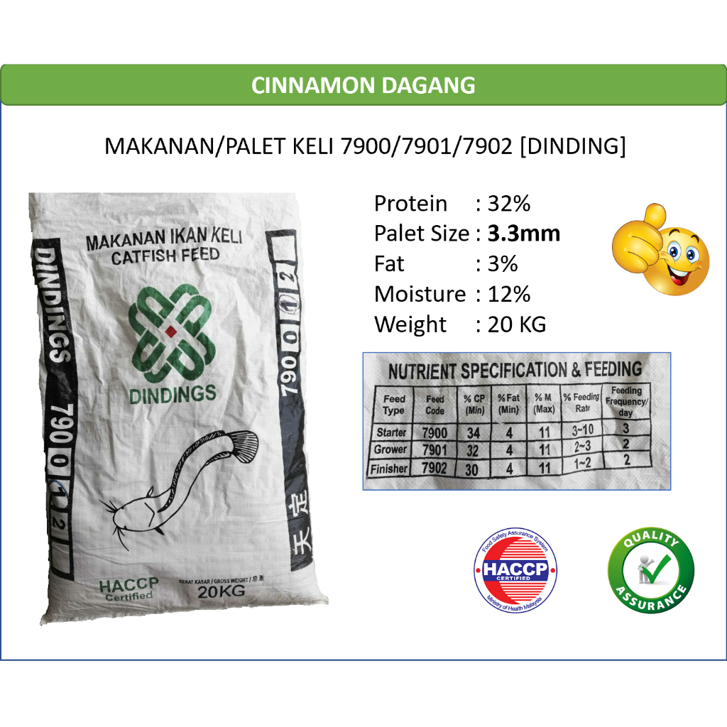 Dindings Palet 7900/7901/7902 (makanan ikan keli, dedak ikan) | Shopee ...