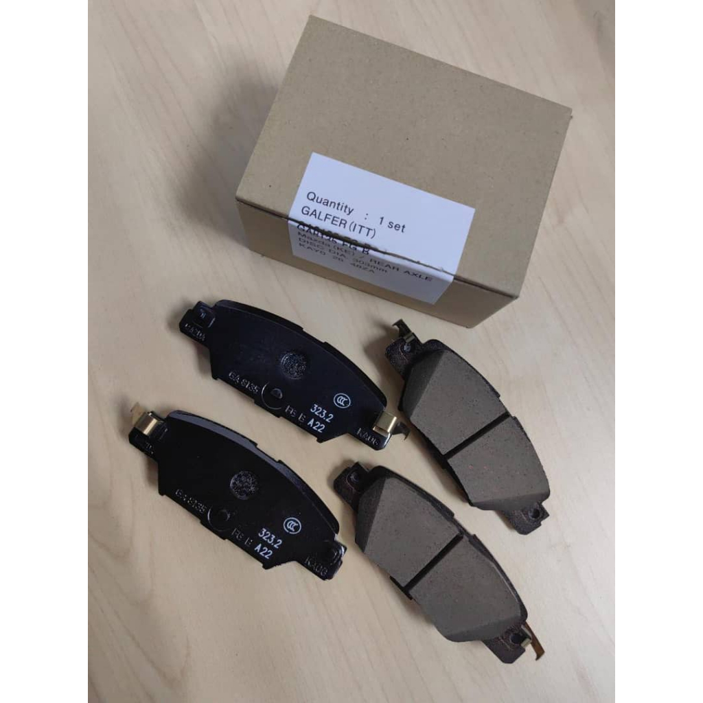 DISC BRAKE PAD SET REAR GENUINE PART (ORIGINAL) [ELECTRONIC PARKING ...