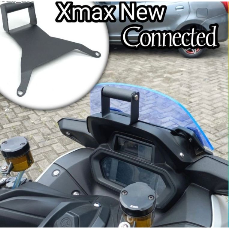 YAMAHA XMAX 2023 CONNECTED PHONE HOLDER BRACKET WINDSHIELD BRACKET 2023 X MAX V2 | Shopee Malaysia
