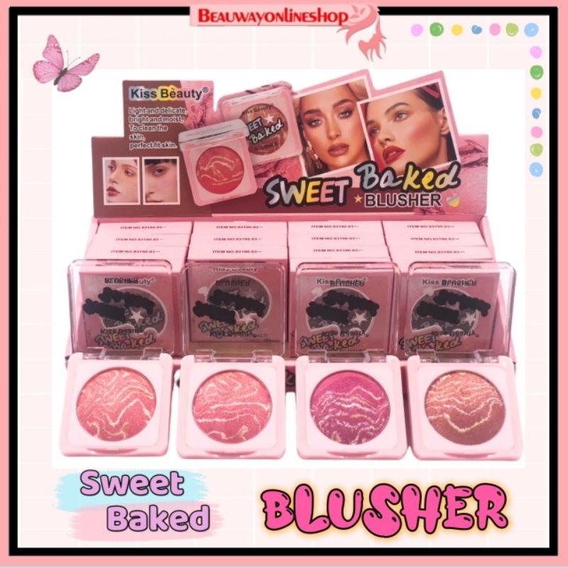 KISS BEAUTY Sweet Baked Blusher | Shopee Malaysia