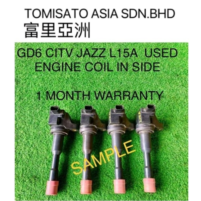 HONDA CITY GD6 JAZZ GD1 (IN SIDE) ENGINE PLUG COIL USED PARTS STOCK ...