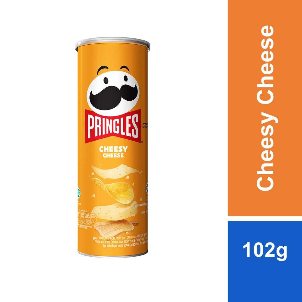Pringles Snack Cheesy Cheese 102g | Shopee Malaysia