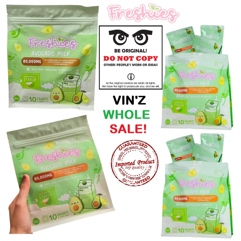 Freshies Avocado Milk Collagen Drink 210g. (10 Sachets) | Shopee Malaysia