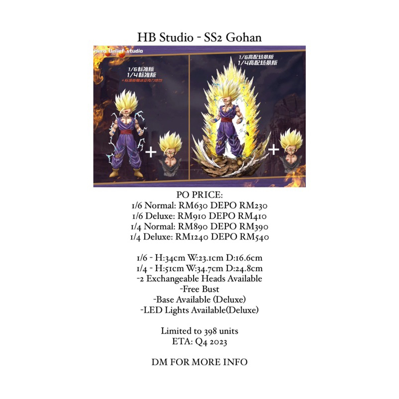 HB Studio - SS2 Gohan | Shopee Malaysia
