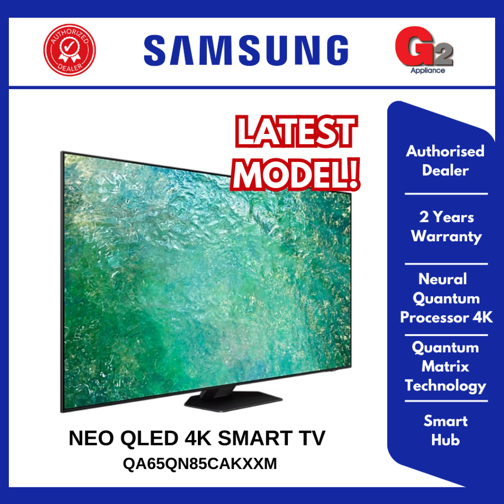 SAMSUNG (AUTHORISED DEALER) 65" NEO QLED 4K QN85C SMART TV QA ...