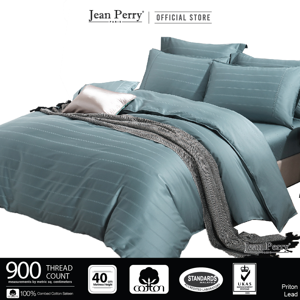 Jean Perry Coray Fitted Bedsheet Set (W/O Comforter) - 100% Combed ...