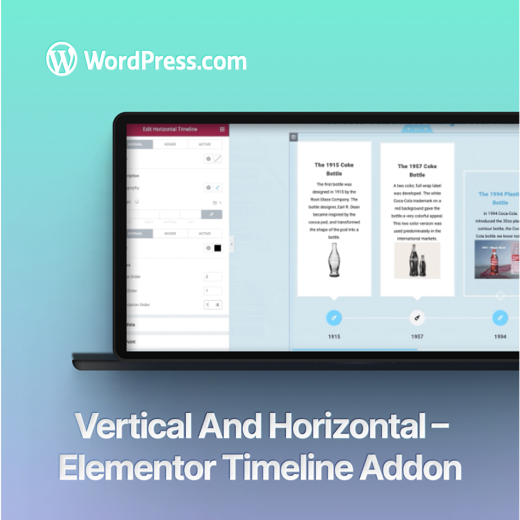 Vertical and Horizontal – Elementor Timeline Addon | Wordpress Pro Plugin | Shopee Malaysia