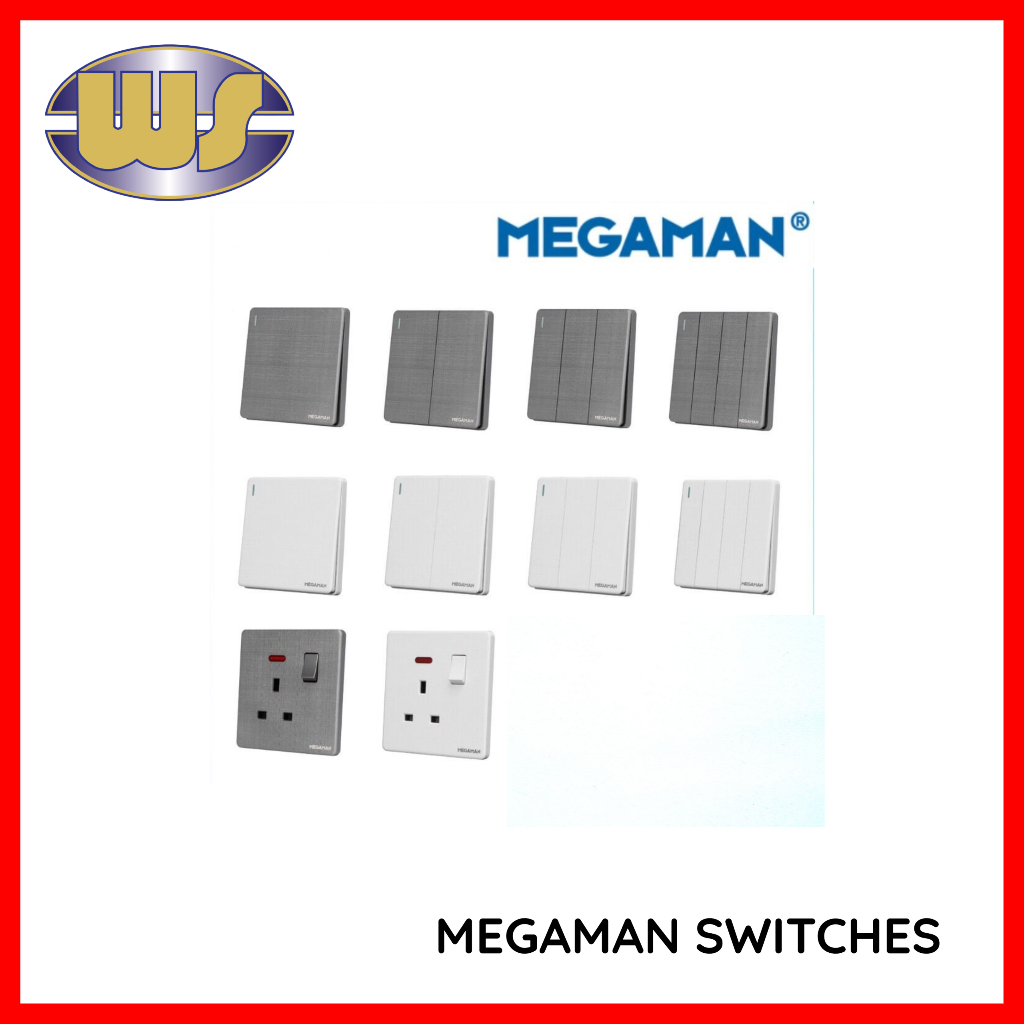 MEGAMAN SWITCHES [SIRIM APPROVED] | Shopee Malaysia