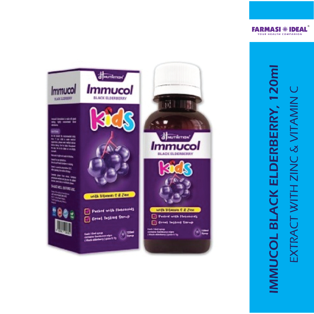 [JH NUTRITION] Immucol Kids (Black Elderberry) 120ml - good for ...