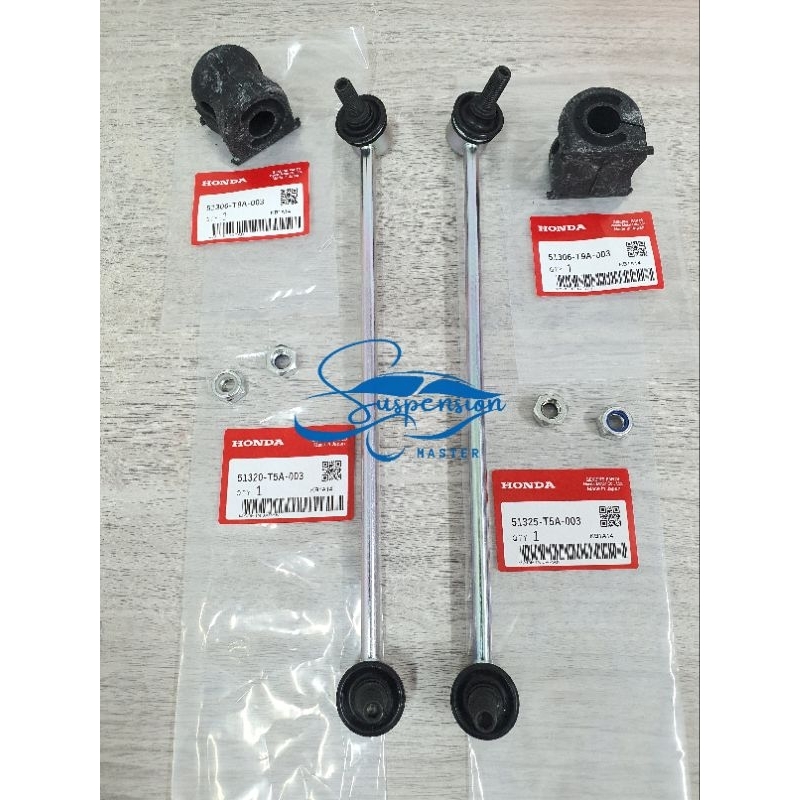 4 IN 1 SET - FRONT ABSORBER LINK / STABILIZER BUSH - HONDA CITY T9A GM6 ...